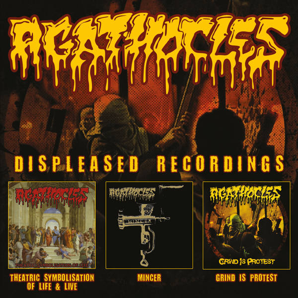 Agathocles - DISPLEASED RECORDINGS (3CD) Compact Disc - 3 CD Box Set - Punx