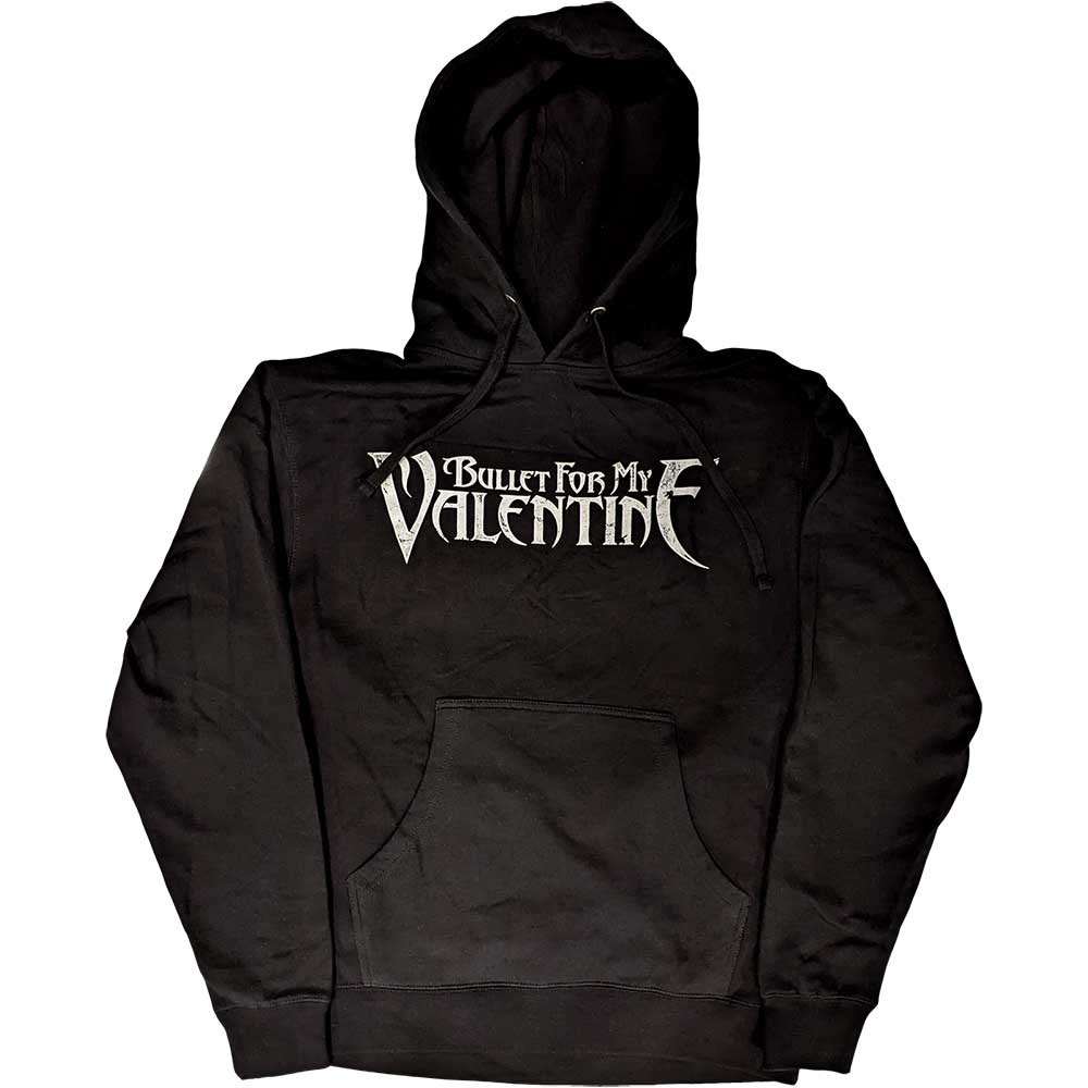 Bullet For My Valentine Logo & Raven Back Print Pullover Hoodie - Punx