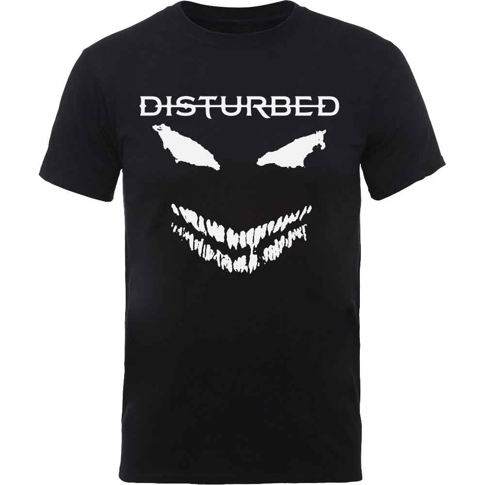 Disturbed Scary Face Candle T-Shirt - Punx
