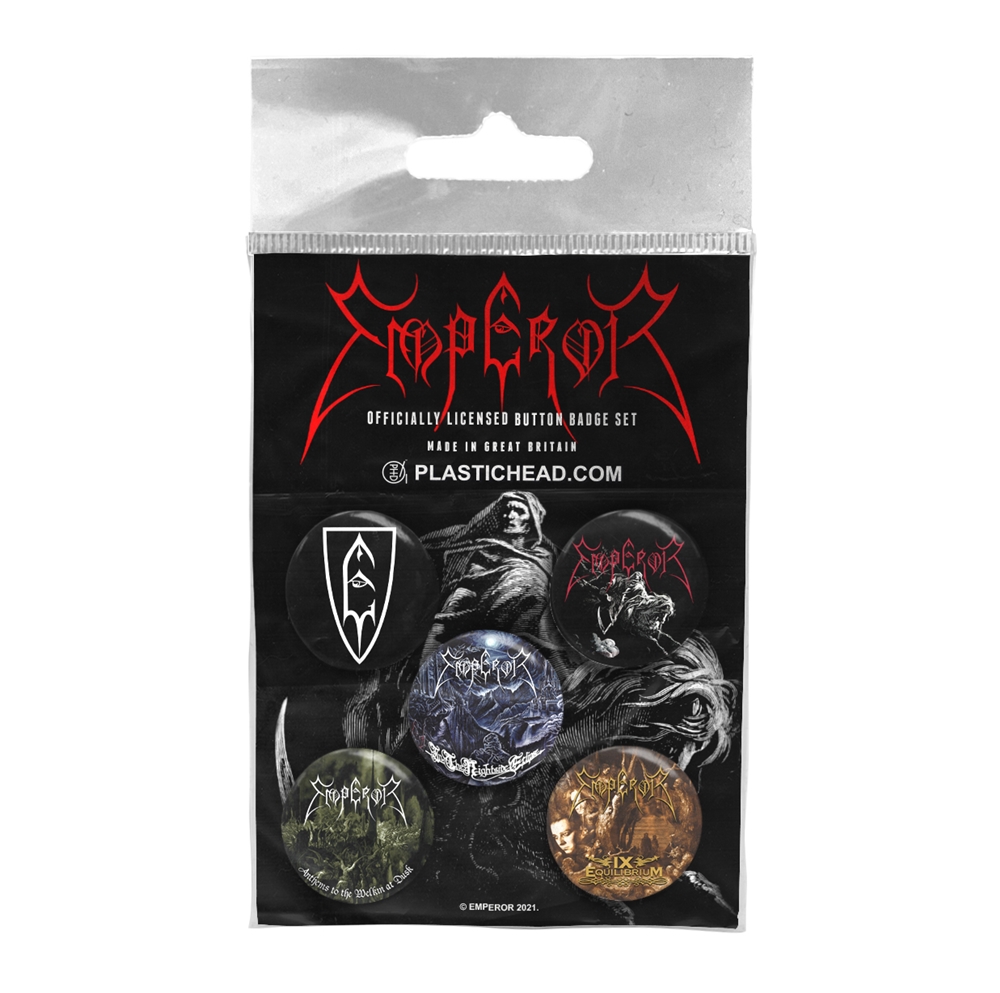 Emperor - EMPEROR BUTTON BADGE SET - Punx