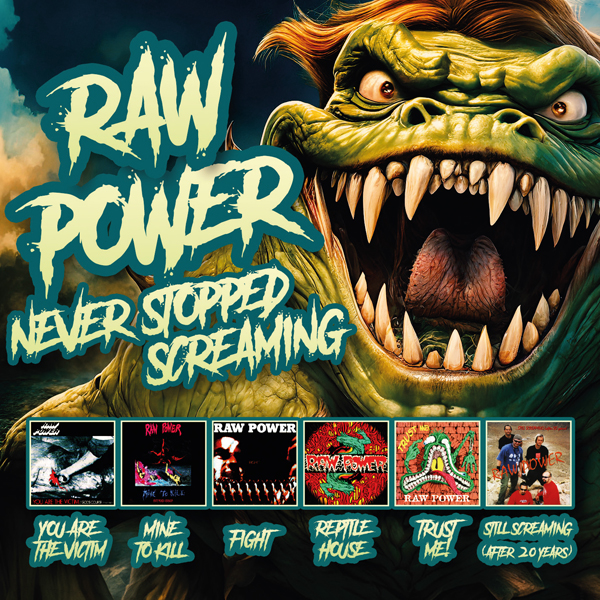 Raw Power - NEVER STOPPED SCREAMING (3CD) Compact Disc - 3 CD Box Set ...