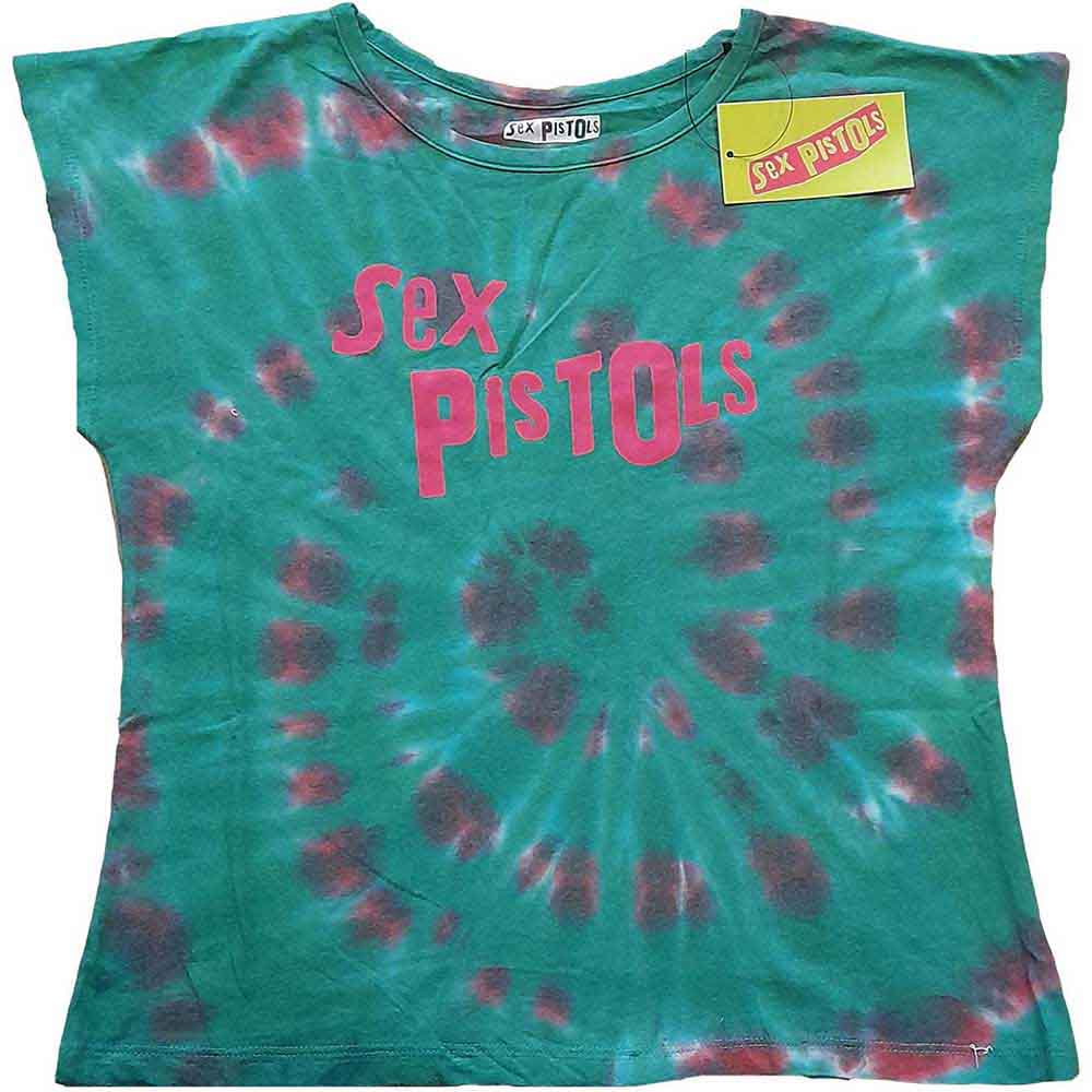 The Sex Pistols Logo Wash Collection Ladies Crop Top Punx