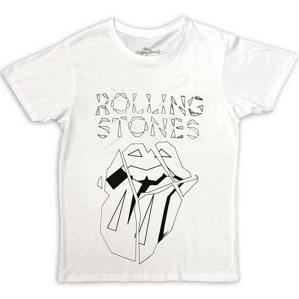 The Rolling Stones Hackney Diamonds Diamond Tongue Outline Back Print T ...